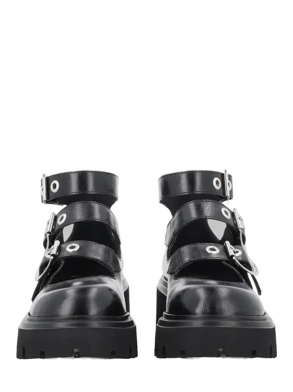 VIVIENNE WESTWOOD Bacchus Anfibio Buckled Boots - Black
