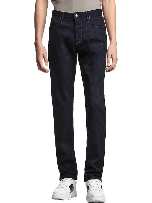 Emporio Armani Essential J06 Slim Fit Stretch Cotton Denim Jeans - Dark Blue Denim
