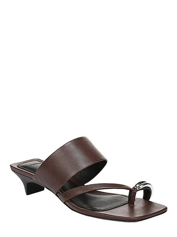 Vince Stacy Thong Sandals - Elmwood Suede