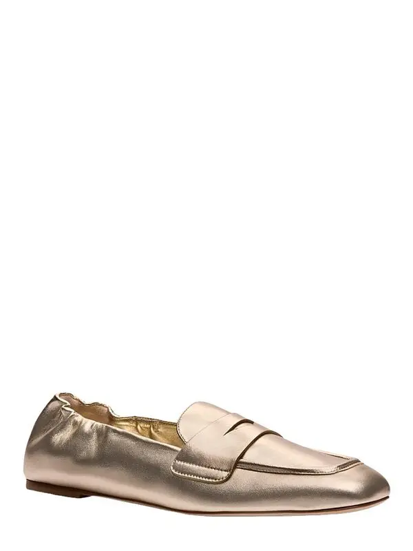 STUART WEITZMAN Bryant Loafers - Light Gold