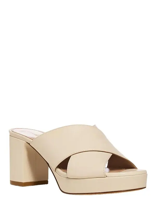 STUART WEITZMAN Dyna Platform Sandals - Linen