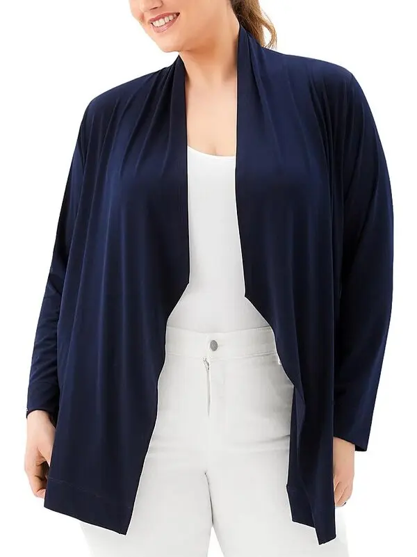 Karen Kane Drape Travel Cardigan - Navy