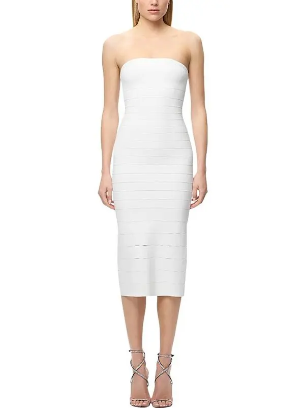 Herve Leger The Cassidy Dress - Alabaster