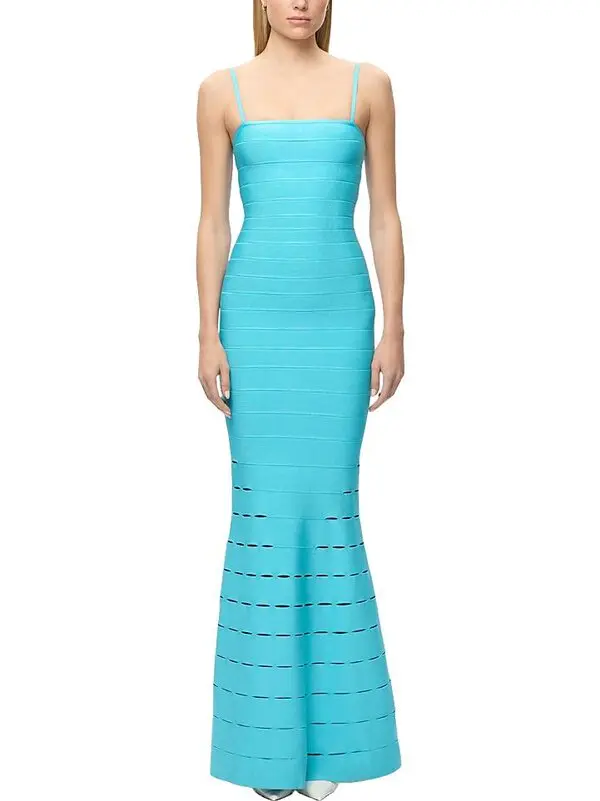 Herve Leger The Elora Gown - Reef