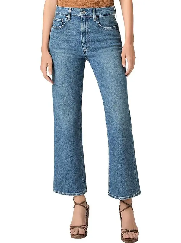 Paige Stevie High Rise Ankle Bootcut Jeans - Exposition
