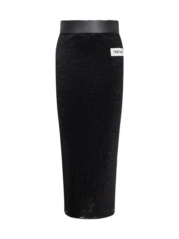 Dolce & Gabbana Lace Midi Skirt - Multicolor