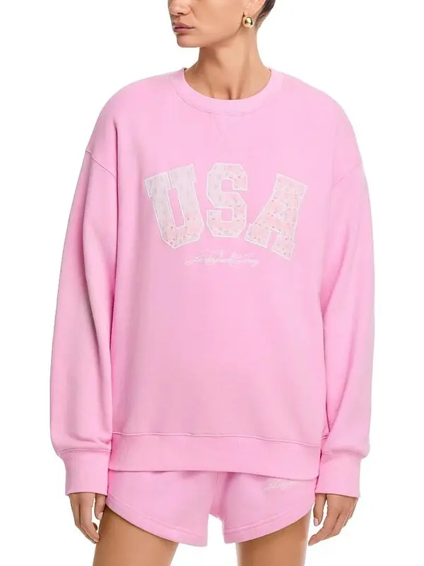 LoveShackFancy Palo Pullover - Sunbeam Pink