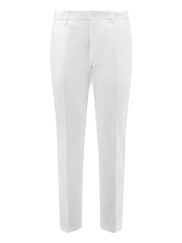 Dolce & Gabbana Stretch Cotton Trousers - Multicolor
