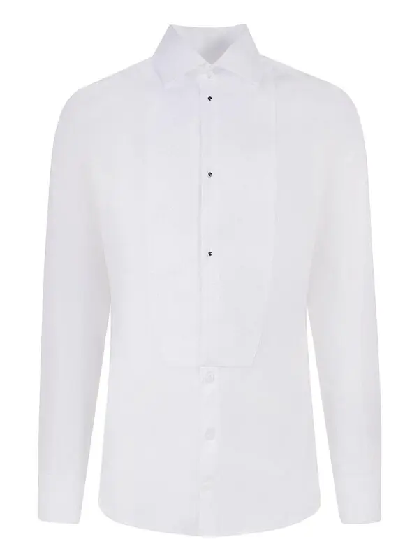 Dolce & Gabbana Cotton Tuxedo Shirt - Multicolor