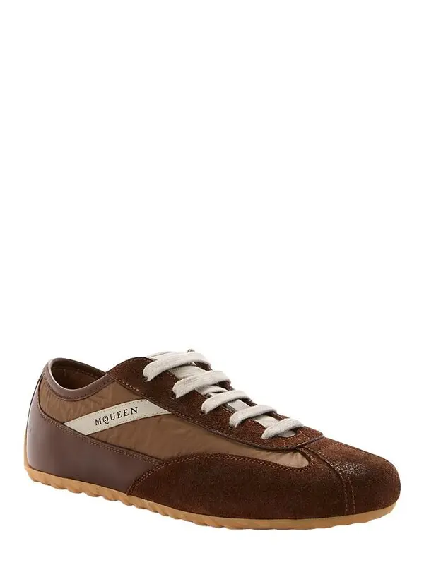Alexander McQueen Lace Up Sneakers - Bordeaux