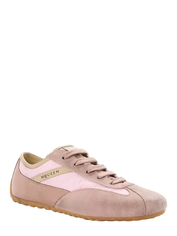 Alexander McQueen Lace Up Sneakers - Rust Red