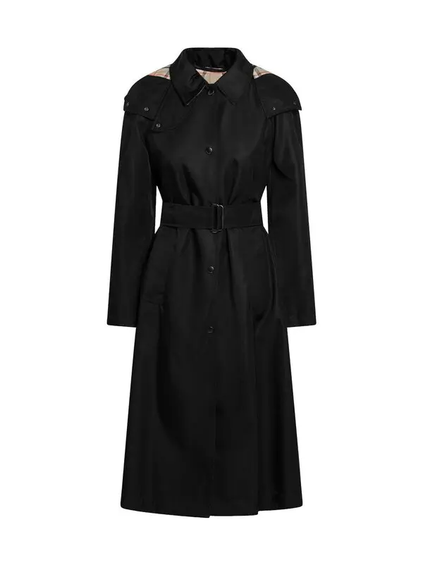 Burberry Long Nylon Car Coat - Black