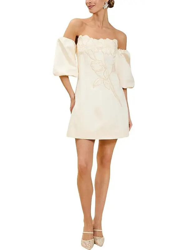 Mestiza New York Liezel Convertible Mini Dress - Ivory (iv)