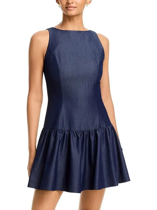 AREA STARS Bina Mini Dress - Blue