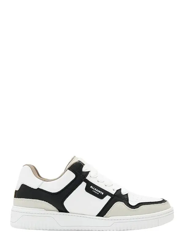 ALLSAINTS Regan Plus Low Top Sneakers - Stone White