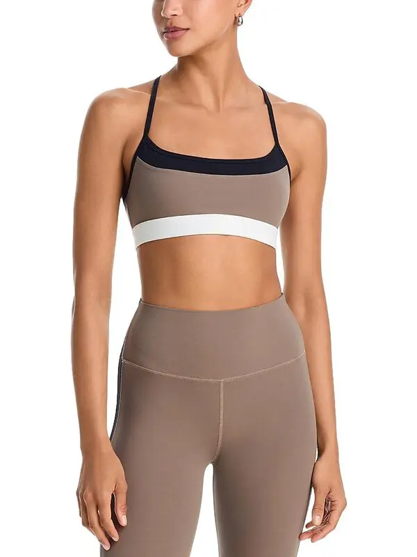 Splits59 Scottie Airweight Sports Bra - Lentil/black