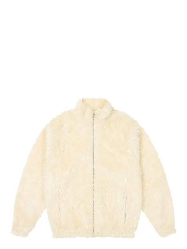 PALACE Furry Zip Funnel - White