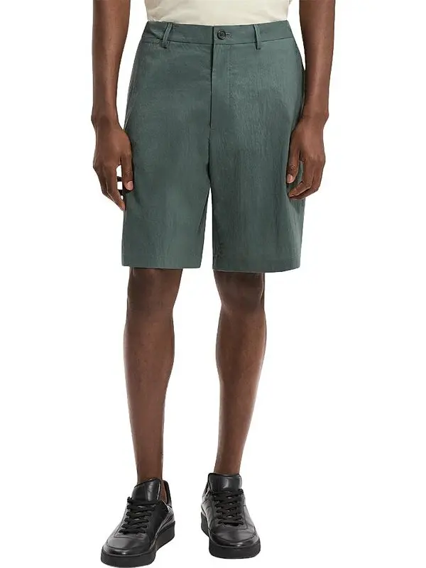 Theory Straight 9.5" Drawstring Shorts - Pine Grove