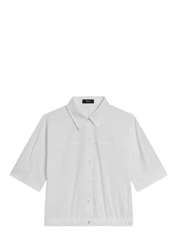 Theory Button Front Shirt - White