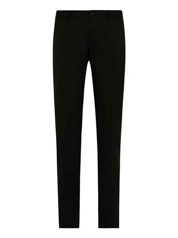 Dolce & Gabbana Wool Blend Trousers - Multicolor