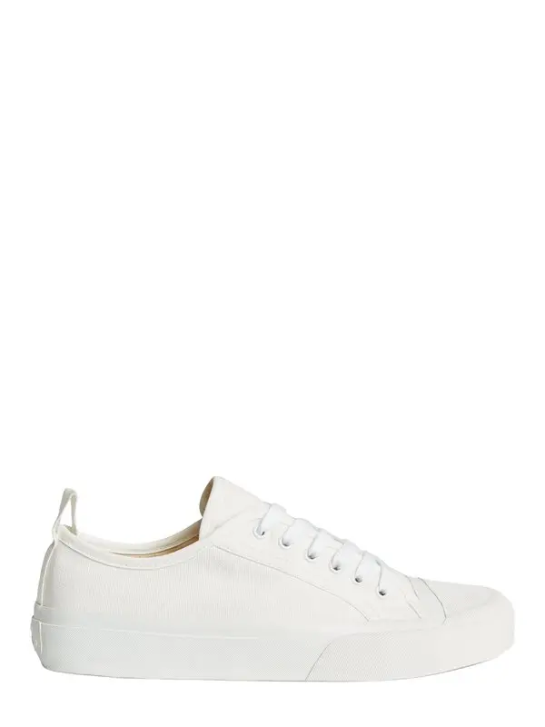 Studio Nicholson Canvas Lace Up Sneakers - Neutral