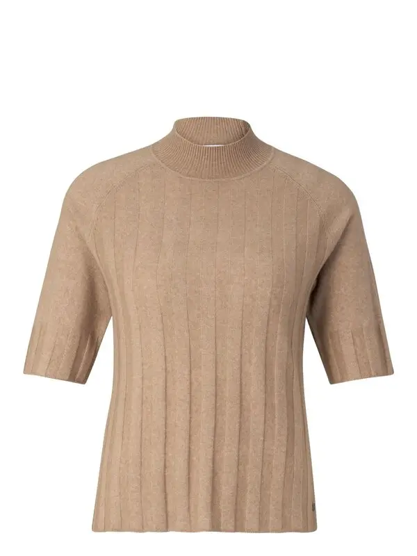 Bogner Virgin Wool Cashmere Shirt Tina - Camel
