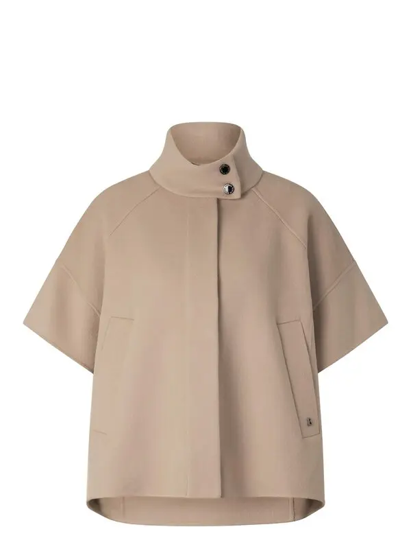 Bogner Cape Venice In Double-faced Wool - Camel