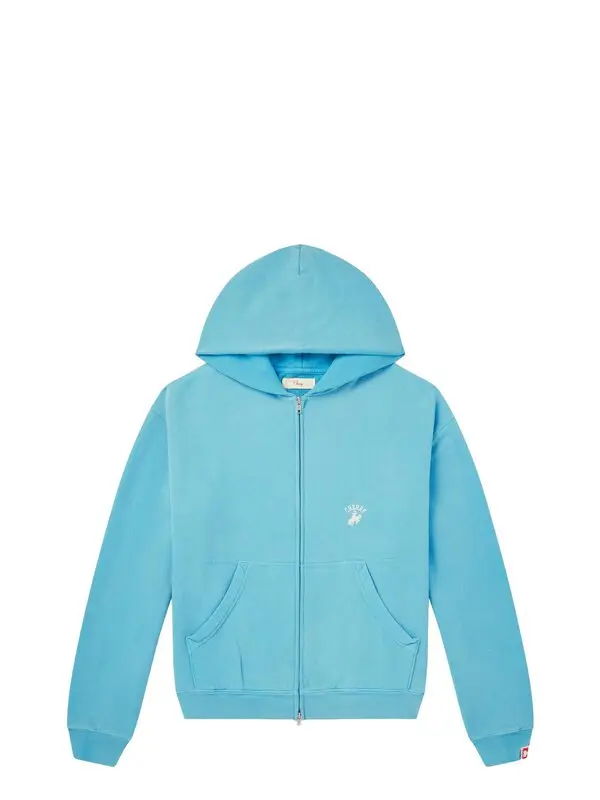CHERRY LOS ANGELES Zip-up Hoodie - Blue