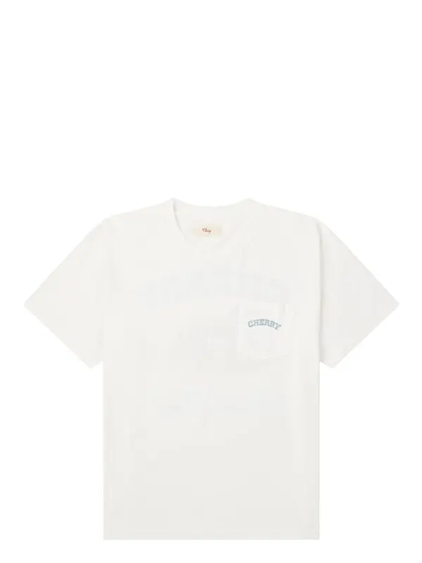CHERRY LOS ANGELES Cotton-jersey T-shirt - White