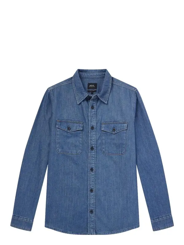 A.p.c. Denim Shirt - Blue