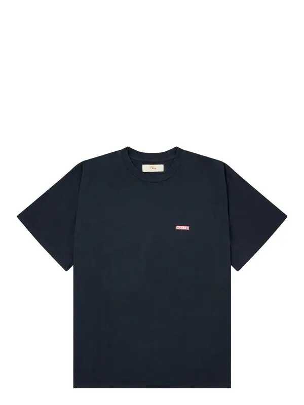 CHERRY LOS ANGELES Logo-print Cotton-jersey T-shirt - Black