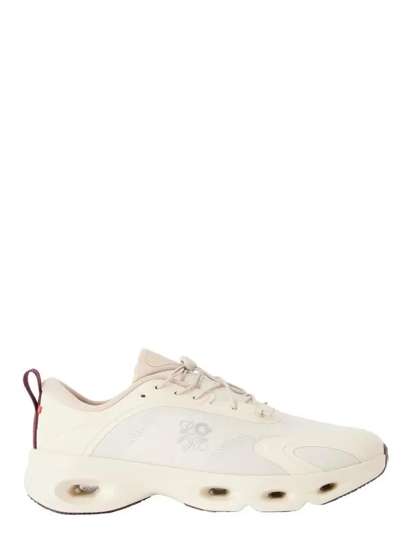 Loewe X On Cloudsolo Lace-up Mesh Sneakers - Neutrals