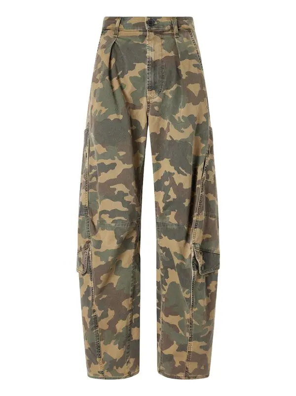 Citizens Of Humanity Flight Camouflage Cargo Pants - Green