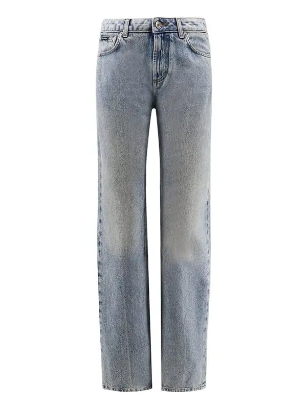 Dolce & Gabbana Low-rise Straight Leg Jeans - Blue
