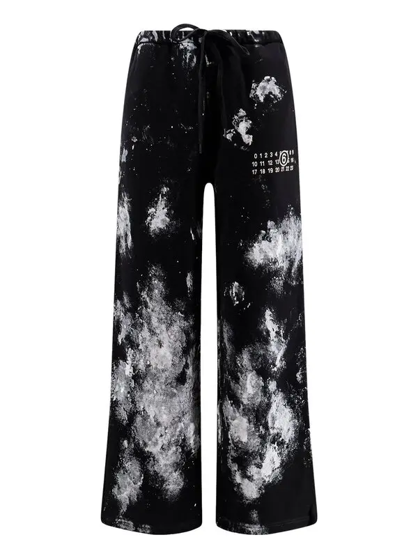 MAISON MARGIELA Numeric Signature" Cotton Joggers - Black