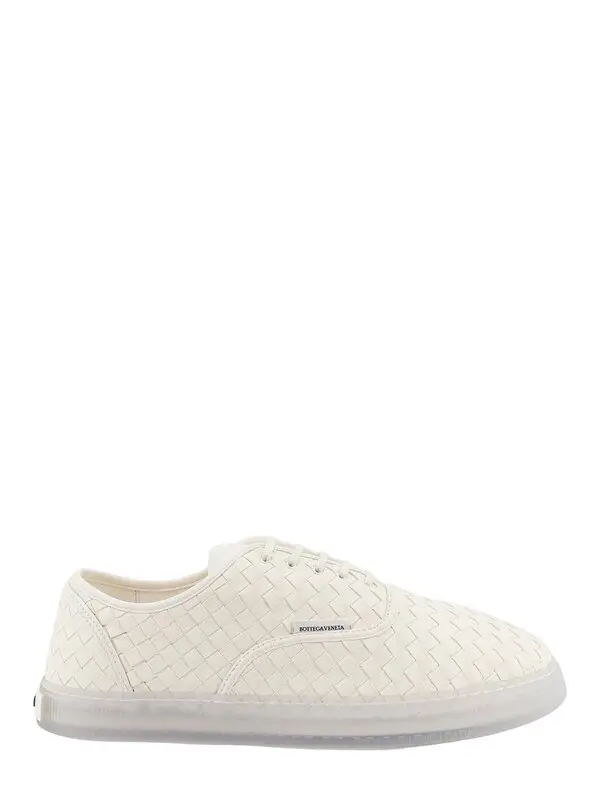 Bottega Veneta Serena Leather Sneakers - Black