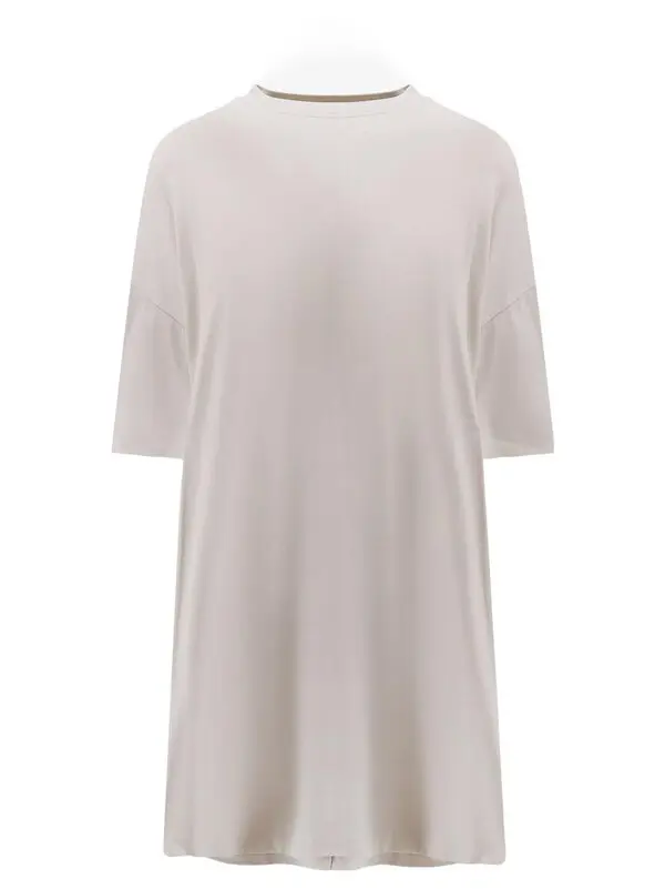 Balenciaga Cotton Jersey Semi-fitted Short Dress - White