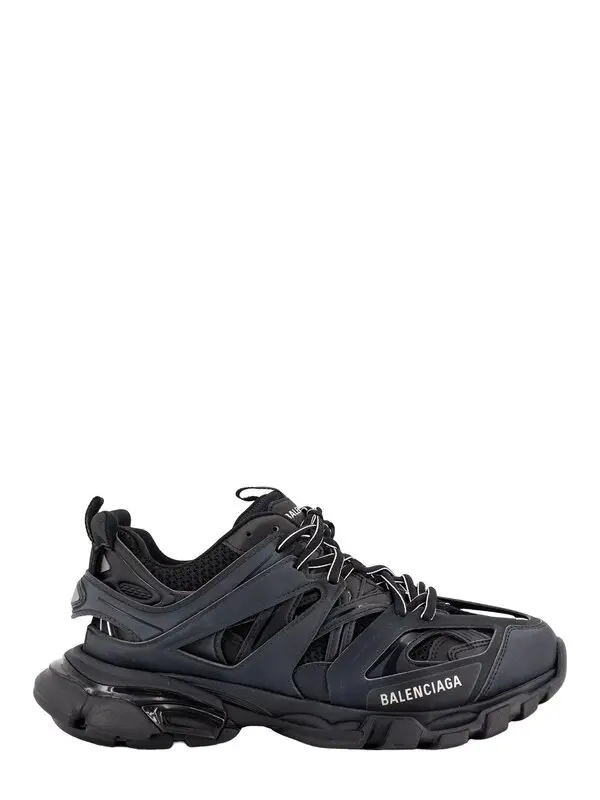 Balenciaga Track Nylon And Mesh Sneakers - Black