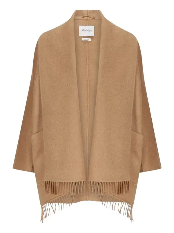 Max Mara Mabilita Short Camel Coat - Beige