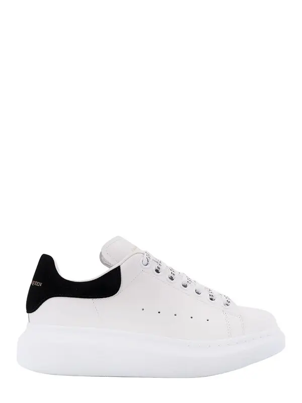 Alexander McQueen Oversized Leather Sneakers - White