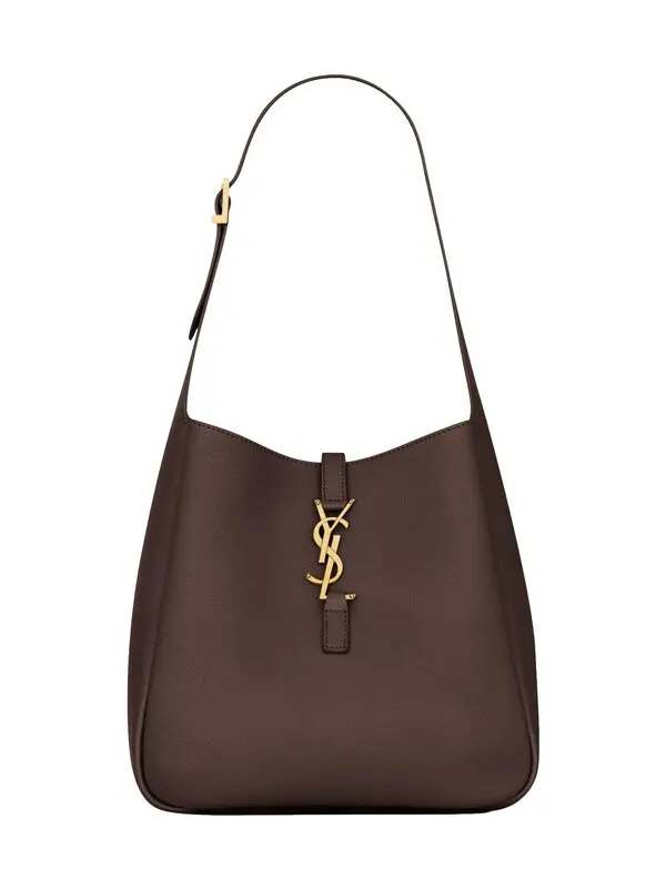 Saint Laurent Le 5 À 7 Leather Shoulder Bag - Brown