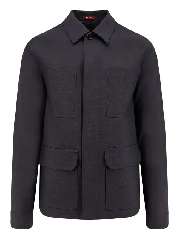 Gucci Wool Shirt Jacket - Brown