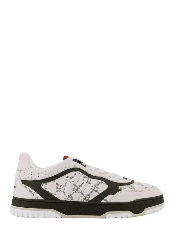 Gucci Reweb" Leather Sneakers - White