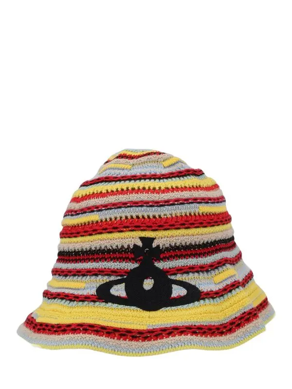 VIVIENNE WESTWOOD Knit Orb Bucket Hat - Multicolor