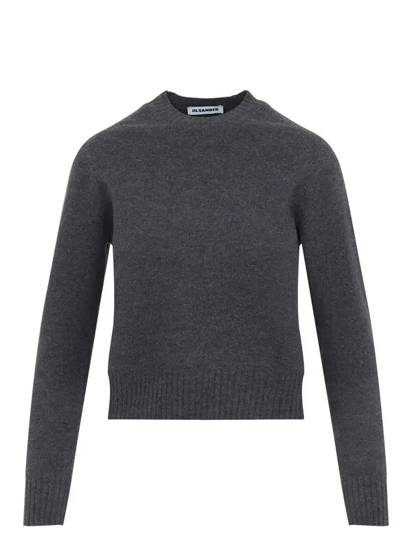 JIL SANDER Cashmere Crewneck Sweater - Gray
