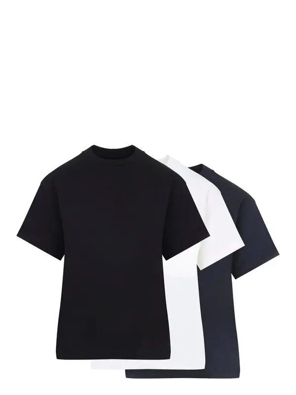 JIL SANDER Crewneck T-shirts 3 Pack - Multicolor
