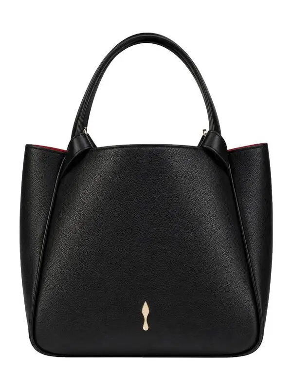 CHRISTIAN LOUBOUTIN Bettina Mini Calfskin Tote Bag - Black