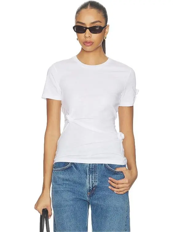 Helmut Lang Knot Detail T-shirt - White