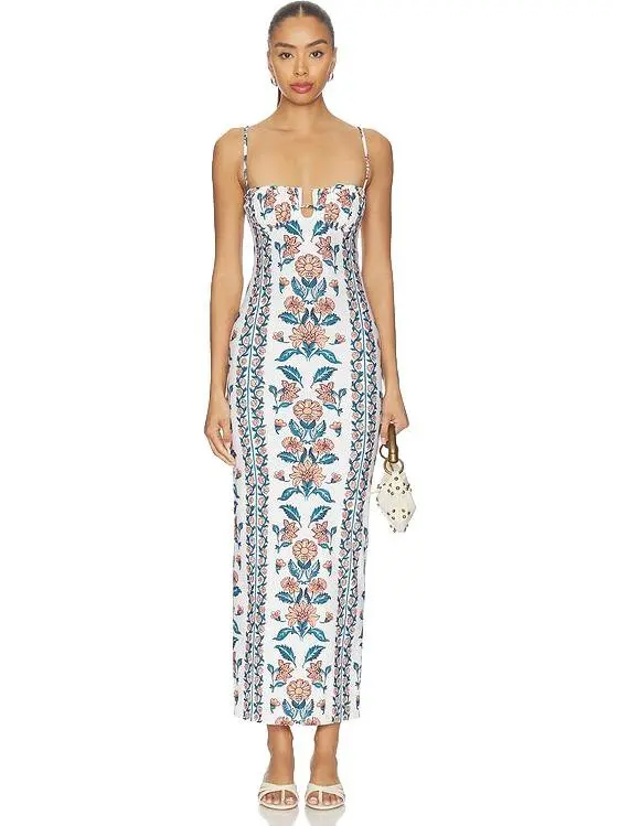 MONTCE Petal Long Slip Dress - Winona Floral