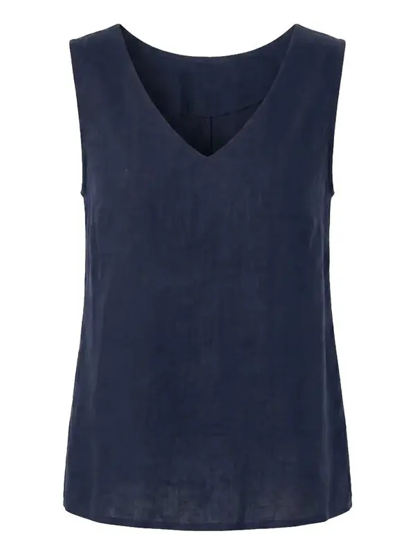 Adrift Clothing Ember Linen Cami Navy - Blue